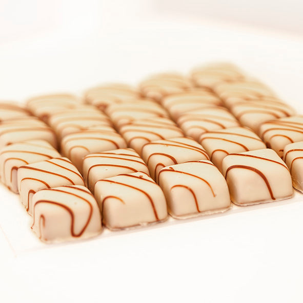Marzipan Cocoa White - Belgian chocolate – Valentino Chocolatier