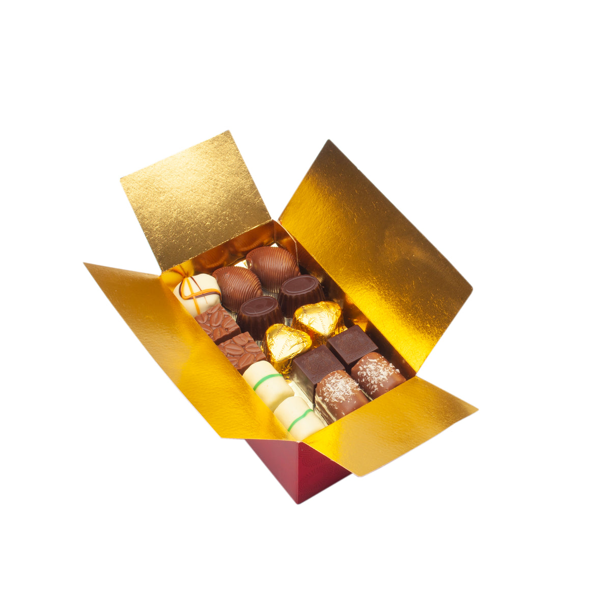 Belgian Chocolate Gift, Gluten-Free Ballotin 700 g – Valentino Chocolatier