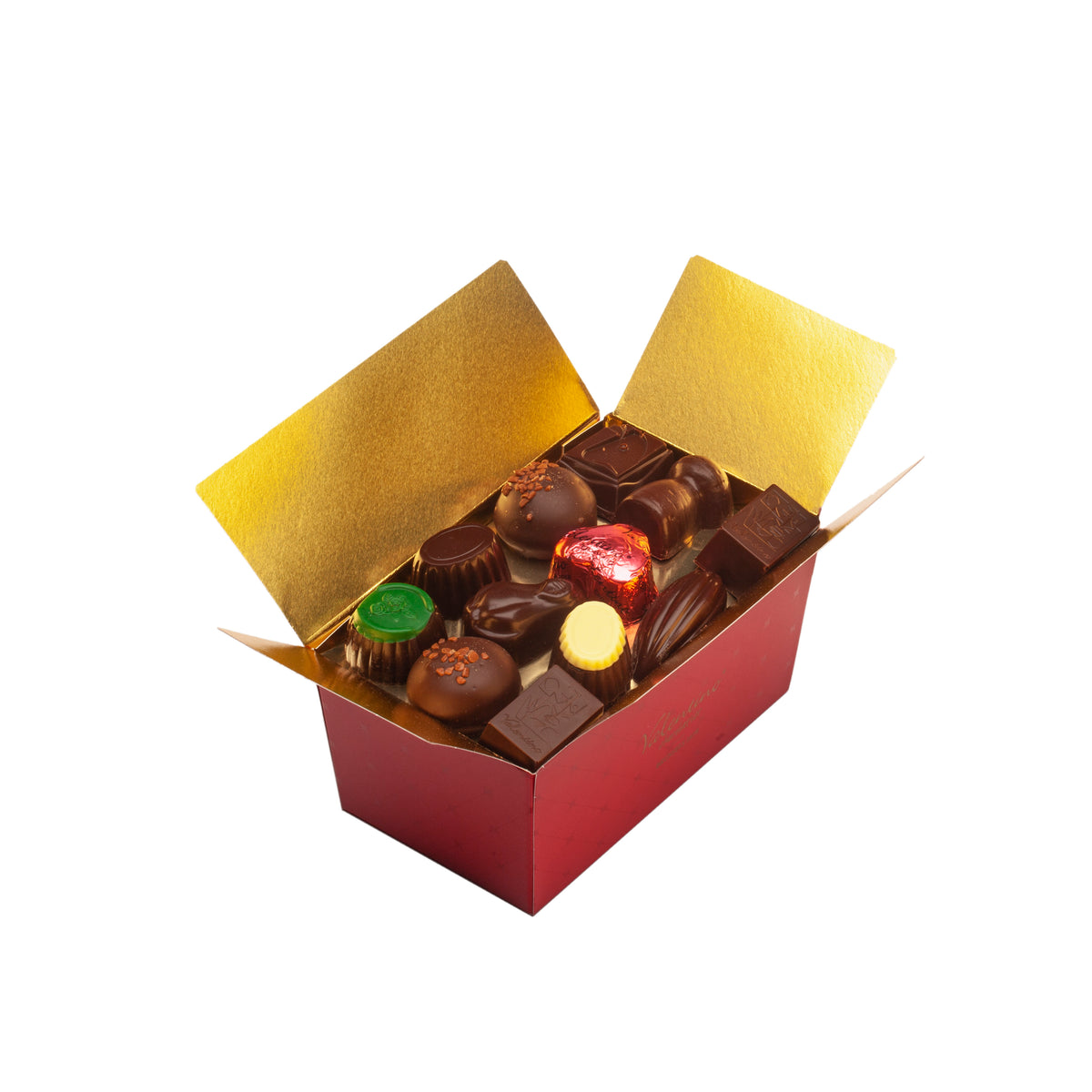 Belgian Chocolate Gift, Nutfree Ballotin 340 g – Valentino Chocolatier