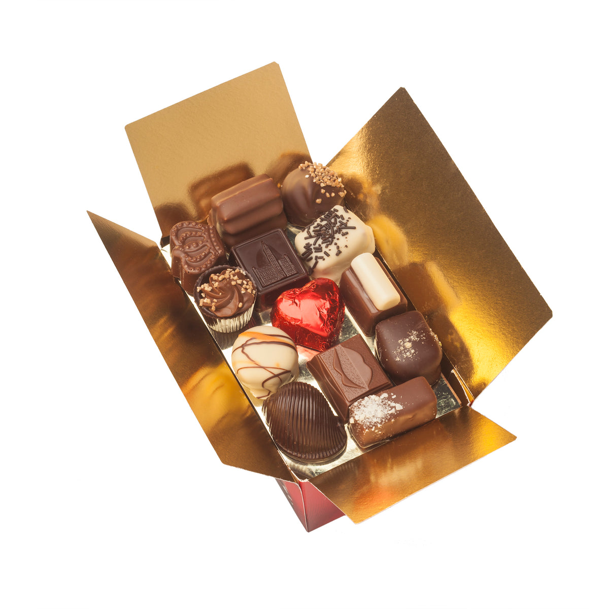 Belgian Chocolate Gift, Nutfree Ballotin 220 g – Valentino Chocolatier