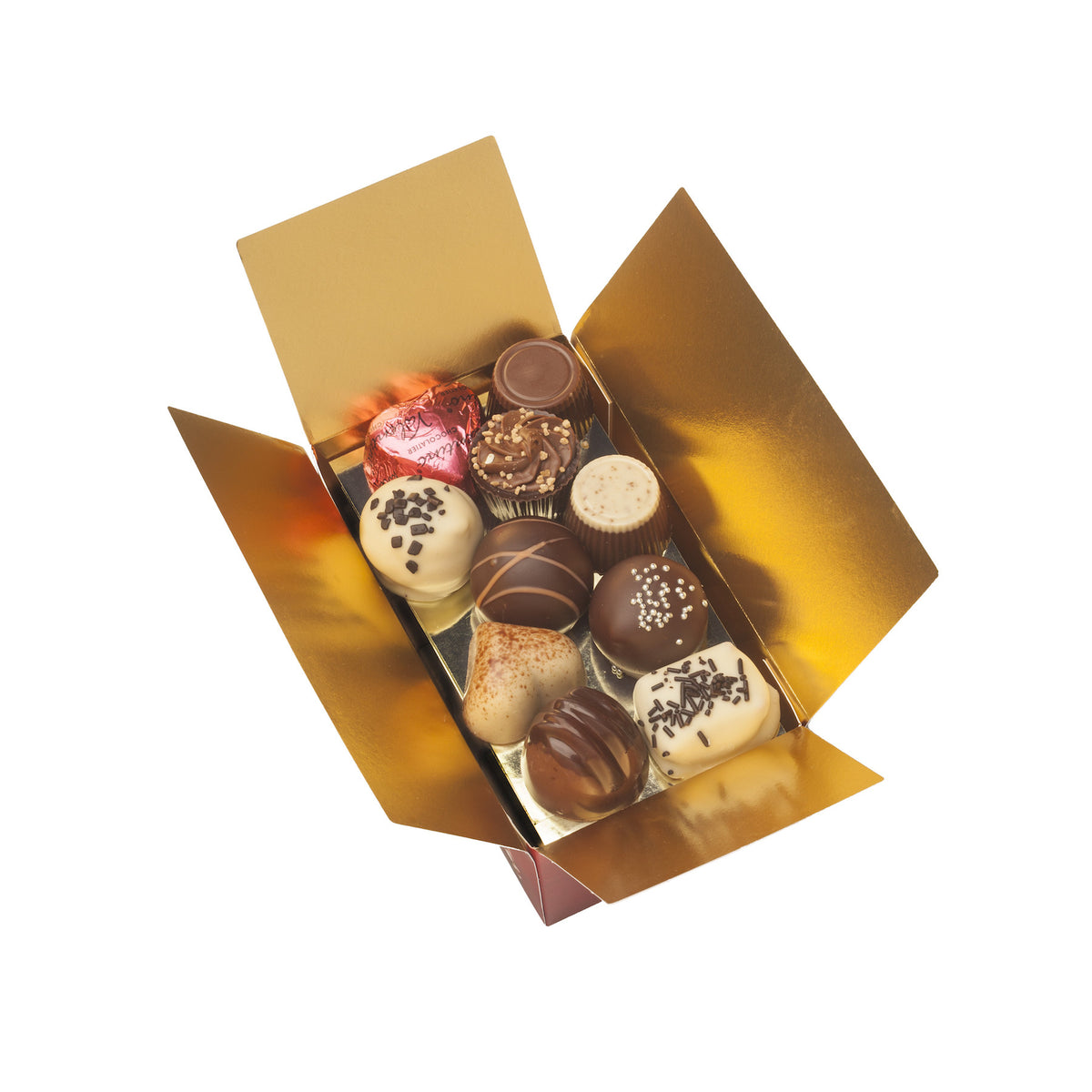 Belgian Chocolate Box, Ballotin 340g Ice Crystal – Valentino Chocolatier