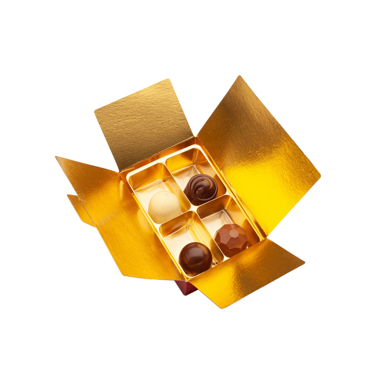 Ballotin sugarfree 4 Chocolates – Valentino Chocolatier
