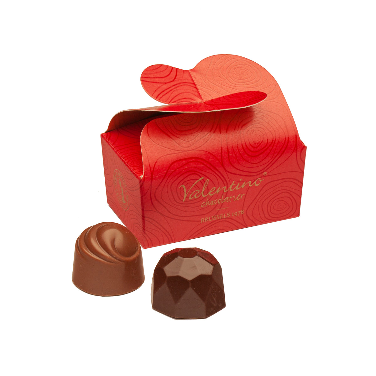 Ballotin sugarfree 2 Chocolates – Valentino Chocolatier
